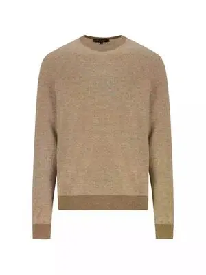 Loro Piana Chevron-knit Crew-neck Sweater