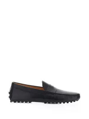 TOD'S Logo-engraved Loafers - Black