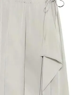 Y’s Gathered Crepe-de-chine Trousers