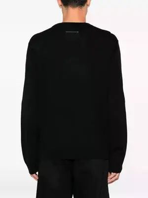 MAISON MARGIELA Number 6 Print Crew Neck Sweater