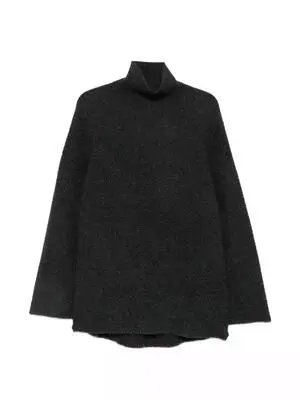 RUOHAN High-neck Textured Sweater