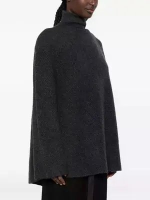 RUOHAN High-neck Textured Sweater