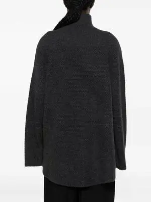 RUOHAN High-neck Textured Sweater