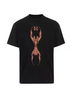 44 LABEL GROUP Logo-print T-shirt - Black