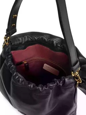 COCCINELLE Lidia Logo-embossed Drawstring Shoulder Bag