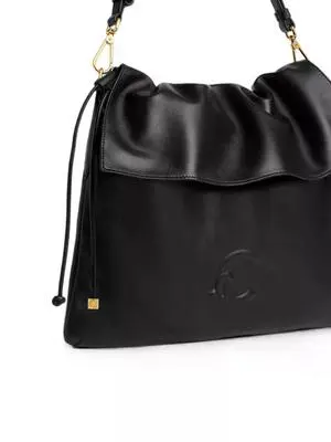 COCCINELLE Lidia Logo-embossed Drawstring Shoulder Bag