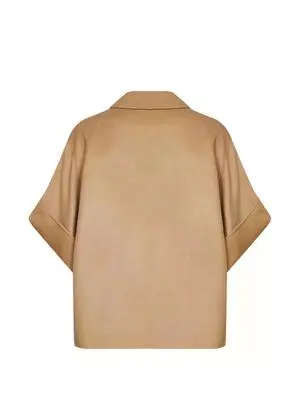 Max Mara Double-breasted Virgin Wool Jacket - Neutrals