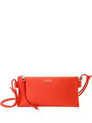 Loewe Leather Shoulder Bag - Orange