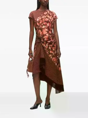 3.1 Phillip Lim Short-sleeves Asymmetric Dress