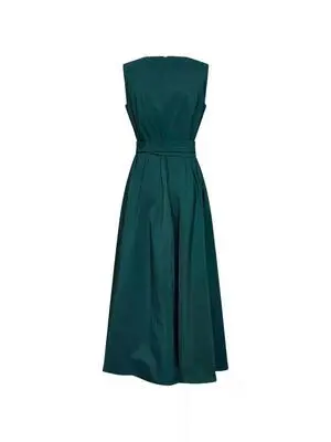 Max Mara Belted Sleeveless Midi Dress