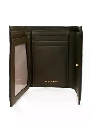Michael Kors Logo-plaque Leather Wallet