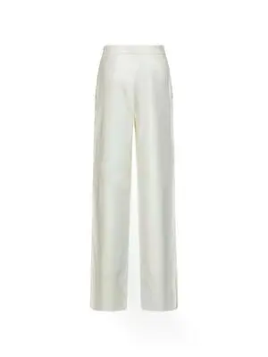 Max Mara Button-detail Wide-leg Trousers