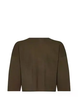 Max Mara Button-detail V-neck Sweater