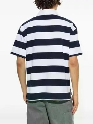 Givenchy Logo-print Striped Polo Shirt