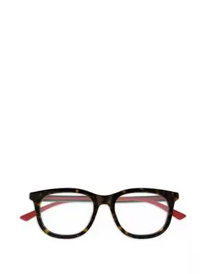 Gucci Oval-frame Glasses - Brown