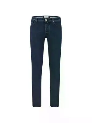 Jacob Cohen Logo-patch Slim-fit Jeans - Blue