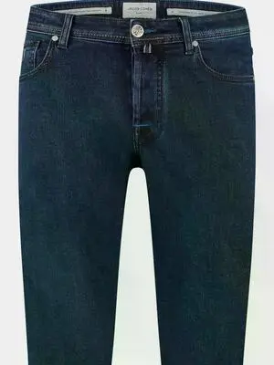 Jacob Cohen Logo-patch Slim-fit Jeans - Blue