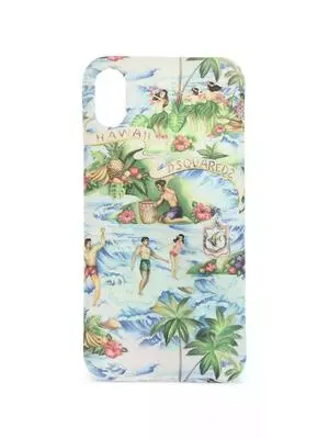 Dsquared2 Hawaii Iphone X Phone Case - White