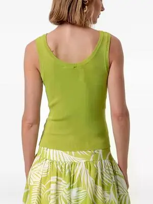 FRACOMINA Crystal-embellished Ribbed Top