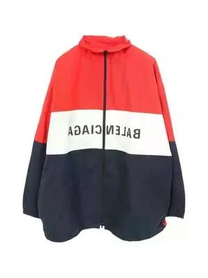 Balenciaga 2000s Inverted Logo Colour-block Track Jacket