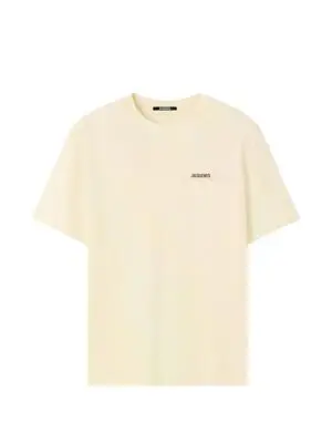 Jacquemus Logo-patch T-shirt - Neutrals