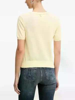 Patrizia Pepe Crew Neck Short Sleeve Sweater