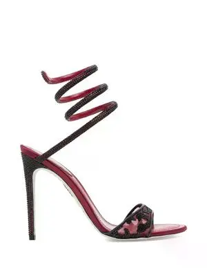 Rene Caovilla René Caovilla Allura Crystal-Embellished Sandals Red