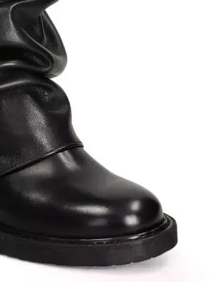 METISSE Buckled Round Toe Boots