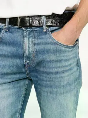 7 For All Mankind Faded Whiskered Jeans