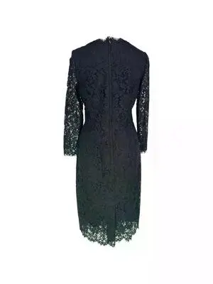Dolce & Gabbana Lace Long-sleeves Dress - Black