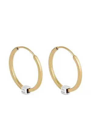IVI Joia -tone Hoop Earrings - Gold