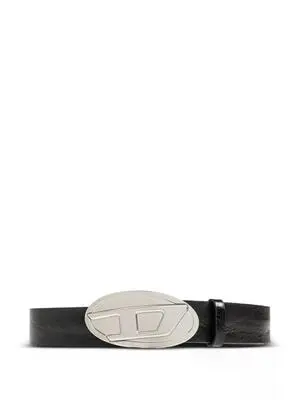 DIESEL® B-1dr Leather Belt - Black