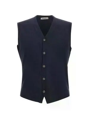KANGRA Knitted Vest - Blue