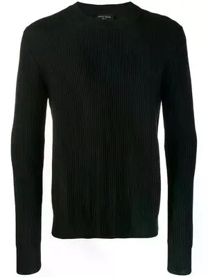 ROBERTO COLLINA Knitted Sweatshirt - Black