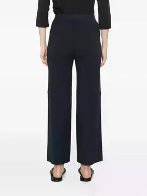 Max Mara Rotondo" Elasticated Waistband Wide-leg Trousers