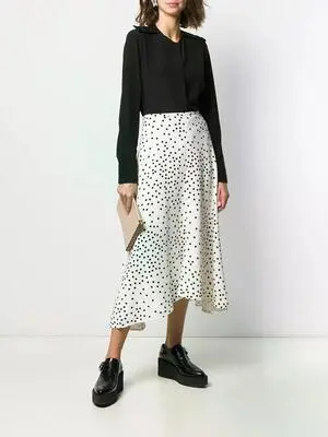 Stella McCartney Polka-dot Midi Skirt