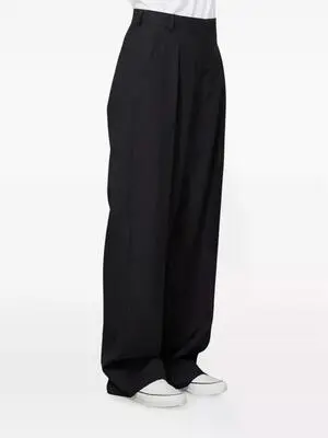 Officine Générale Pleated Trousers - Black