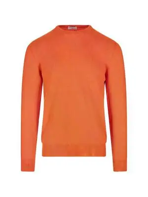 Fedeli Ribbed Hem Crew Neck Sweater