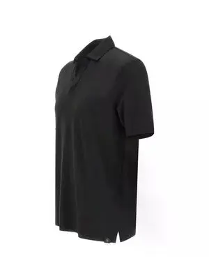 GRAN SASSO Open-collar Short-sleeve T-shirt