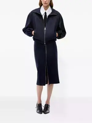 Pinko Zip-up Funnel Neck Coat
