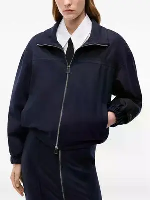 Pinko Zip-up Funnel Neck Coat