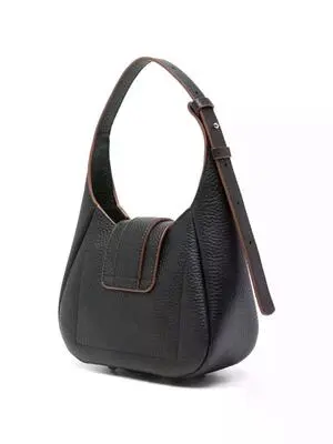 Hogan Logo-plaque Shoulder Bag - Black