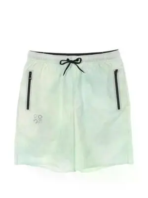 Loewe X On Tie-dye Technical Shorts - Green