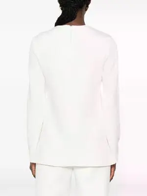 Max Mara Long-sleeve Top - White