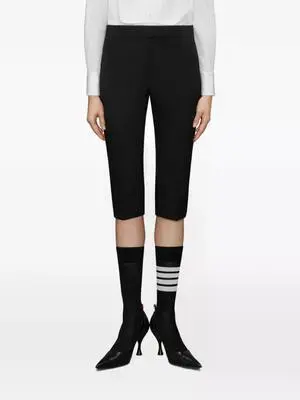 Thom Browne Hopsack Suiting Cropped Trousers