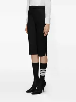 Thom Browne Hopsack Suiting Cropped Trousers
