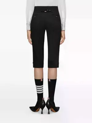 Thom Browne Hopsack Suiting Cropped Trousers
