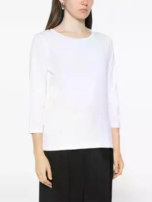 Max Mara Lorata Three-quarter Sleeve T-shirt - White