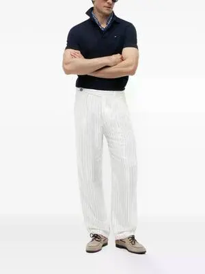 Tommy Hilfiger Pinstripe-pattern Pleated Trousers