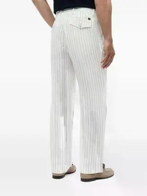Tommy Hilfiger Pinstripe-pattern Pleated Trousers